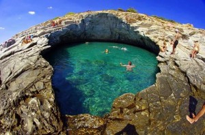 Giola a great natural swimming pool with emerald green waters | GooGreece