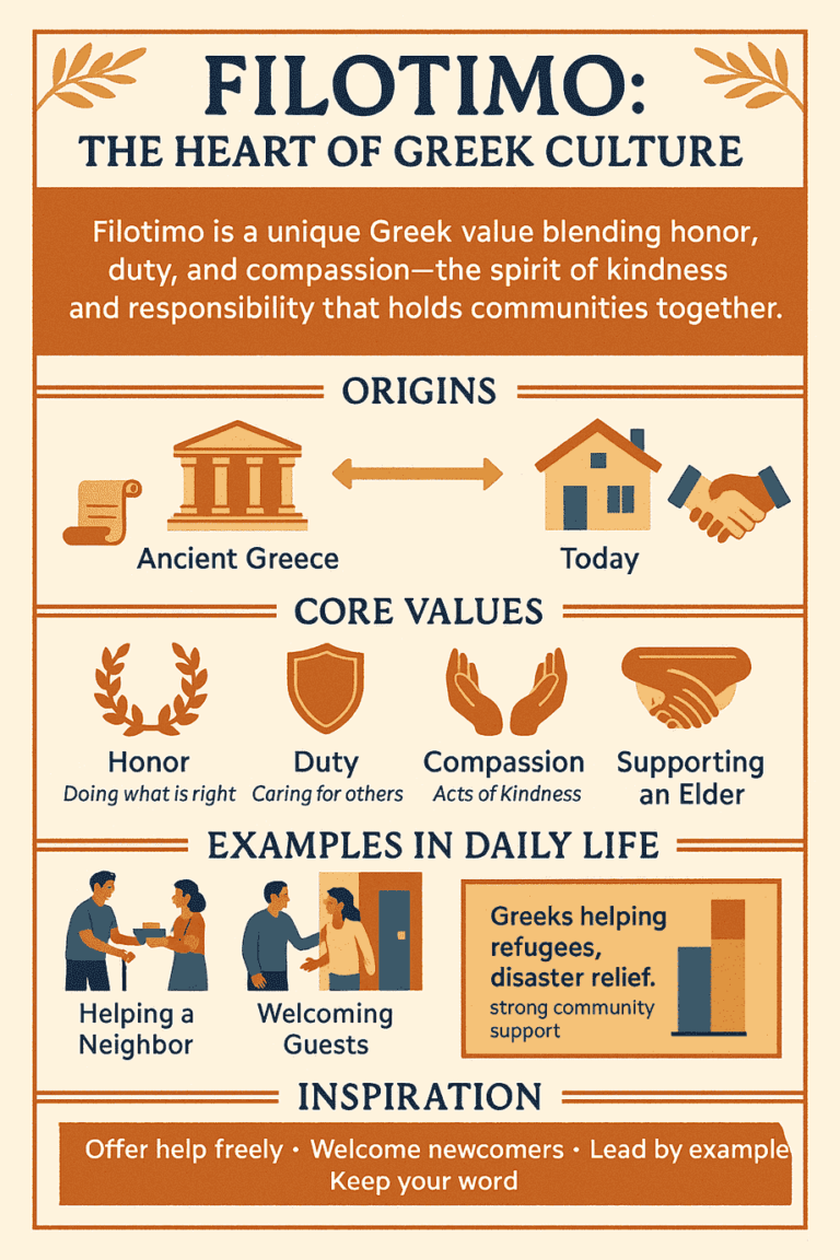Filotimo: The Heart of Greek Culture and Everyday Goodness | GooGreece